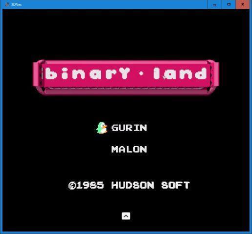 binary・land （3DNes): 懐ゲー 思い出語り