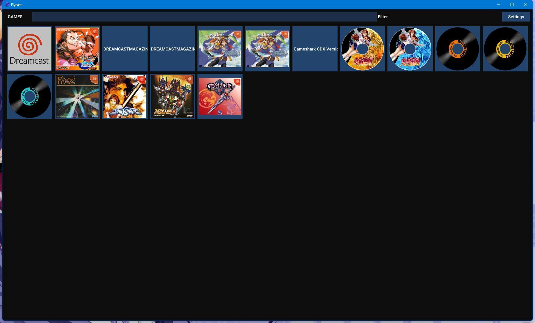 Flycastを使ってみる: 懐ゲー 思い出語り
